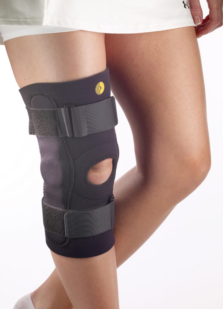Corflex Global : NEOPRENE PATELLA STABILIZER WITH BUTTRESS AND HINGE